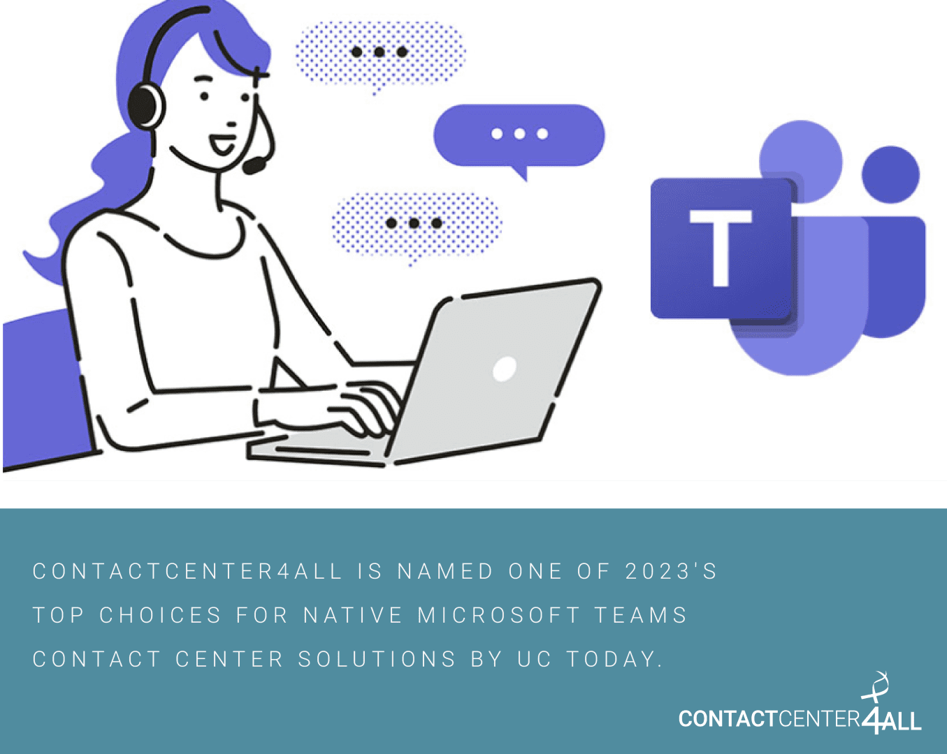 CONTACTCENTER4ALL is named one of 2023's top choices for native ...